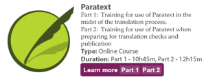 Paratext Training Courses - Paratext